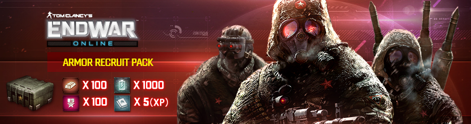 Welcome General, you’ve enlisted with EndWar Online!